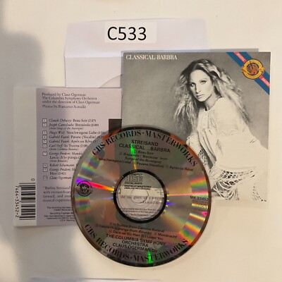 Classical Barbra by Barbra Streisand (CD, 2013) No Case No Tracking # ...