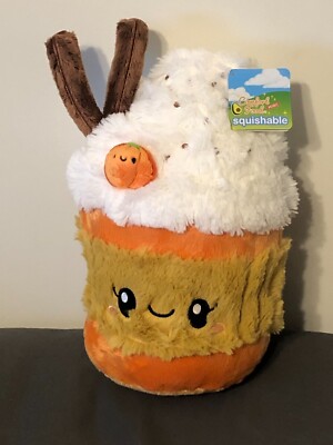 Squishable Mini Comfort Food Pumpkin Spice Latte Soft Plushie Stuffed ...