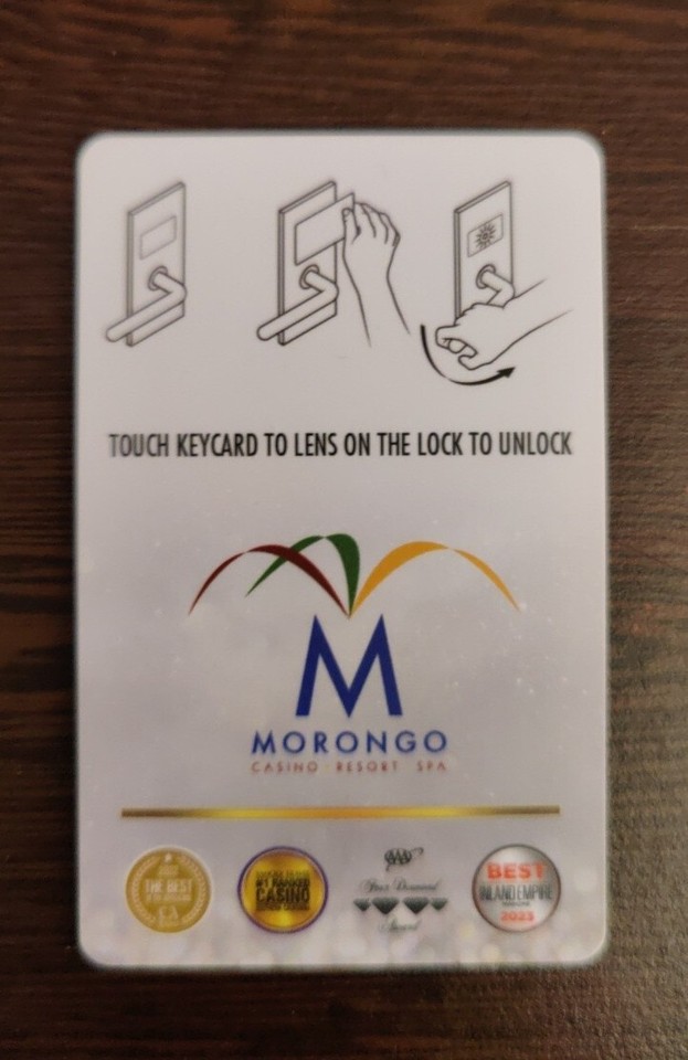 MORONGO Casino Hotel room key card, Southern California, Cielo featured ...