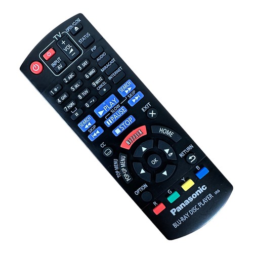 Panasonic N2QAYB000953 Remote Control For Blu-Ray Disc Player Black ...