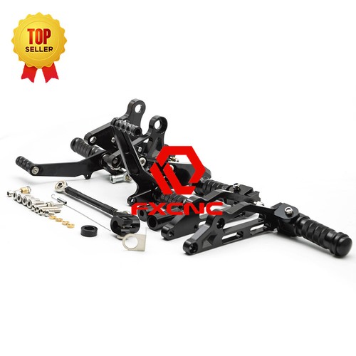 FXCNC CNC Rearsets Footpegs Pedals Pegs For HONDA GROM MSX125 2012-2015 ...