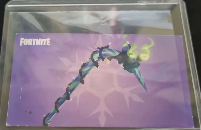 Epic Games Fortnite Minty Pickaxe Collectible Card Code, Expired, used ...