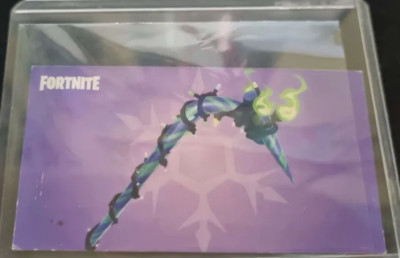 Epic Games Fortnite Minty Pickaxe Collectible Card Code, Expired, used ...