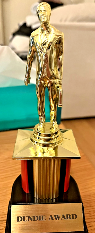 michael scott dundies / gold dundies/ bushiest beaver / the office ...