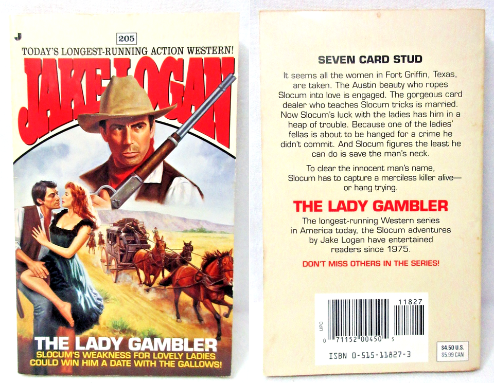 Jake Logan Slocum Series Adult Paperback Western Books Assorted Numbers ...