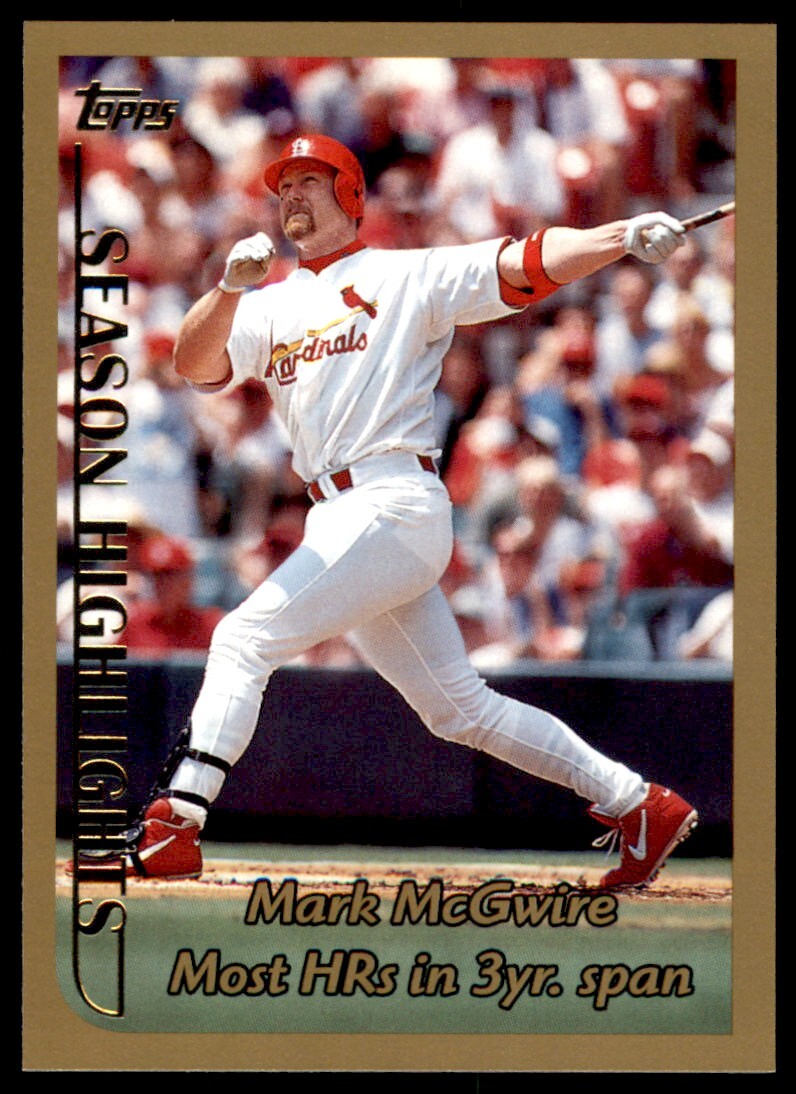 Mark McGwire 1999 Topps Card# 201 | eBay