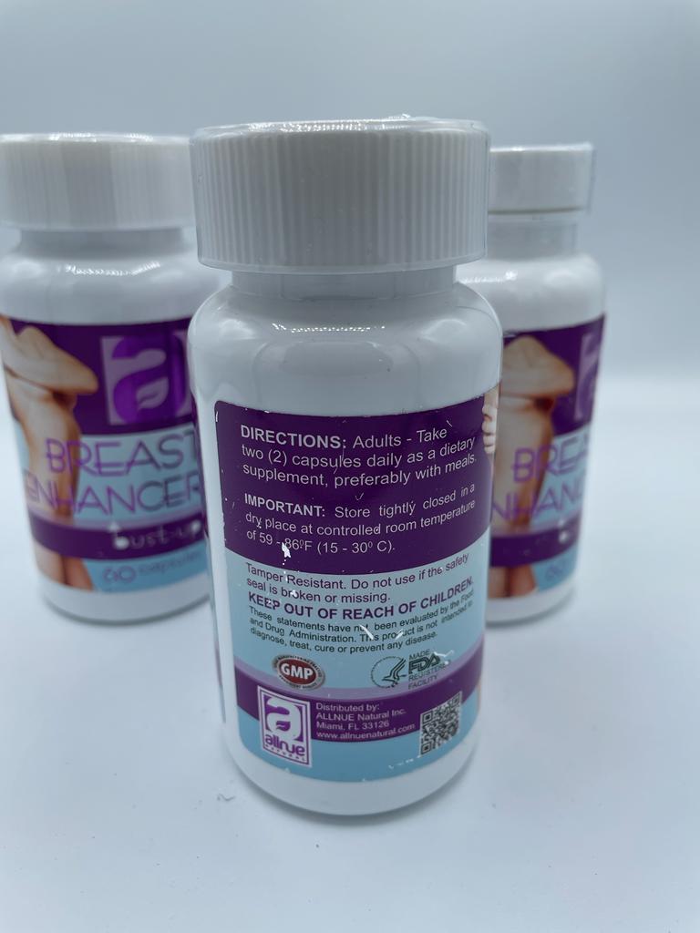 Lot of 3 Breast Enhancer bust up reafirmante senos 180 capsules mujer ...
