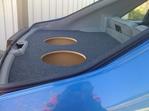 Fits 79-93 Ford Mustang (fox body) Custom Sub Enclosure Speaker ...