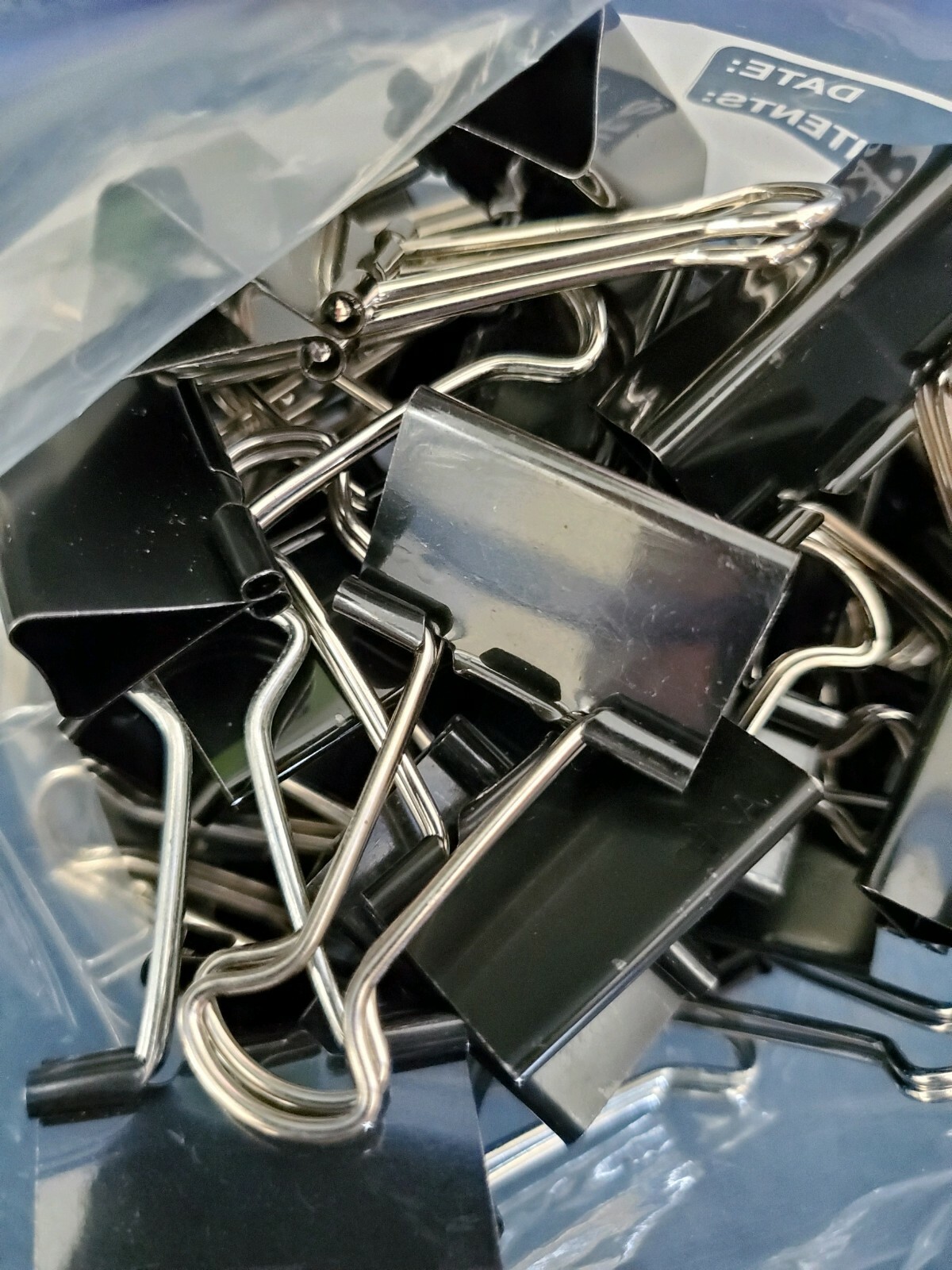 36 Black Large Binder Paper Clips (3 DOZEN) ACCO Brand | eBay