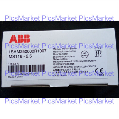 new Abb MS116-2.5 1SAM250000R1007 Circuit Breaker ONE Year Warranty | eBay