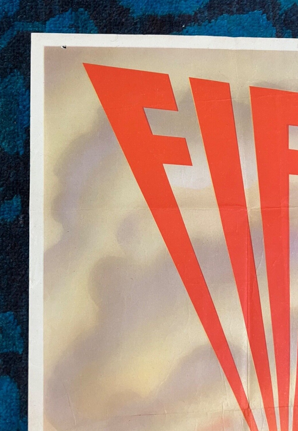 Original Safety Poster Fire Destroys Prevent Fire Protection ...