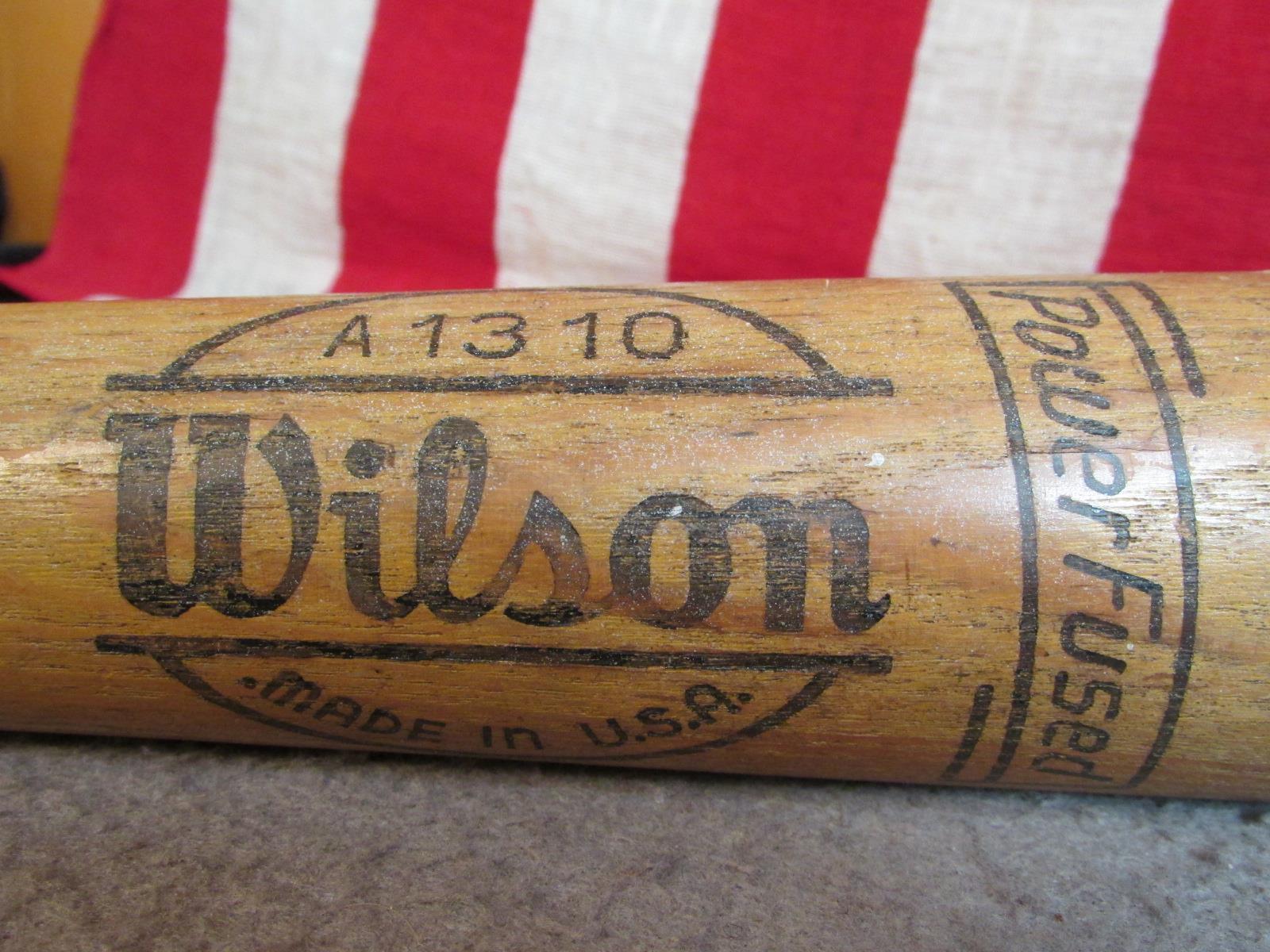 Vintage Wilson Wood Famous Players Baseball Bat Ferris Fain Special ...