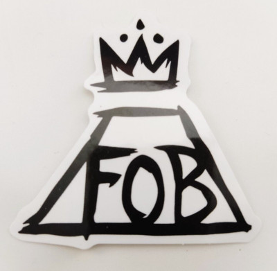 Fall Out Boy FOB Waterproof Glossy Vinyl Sticker decal Logo 2"x2" | eBay