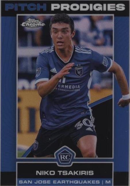 2023 Topps Chrome MLS - Pitch Prodigies Niko Tsakiris #100 Refractor (RC) for sale online | eBay
