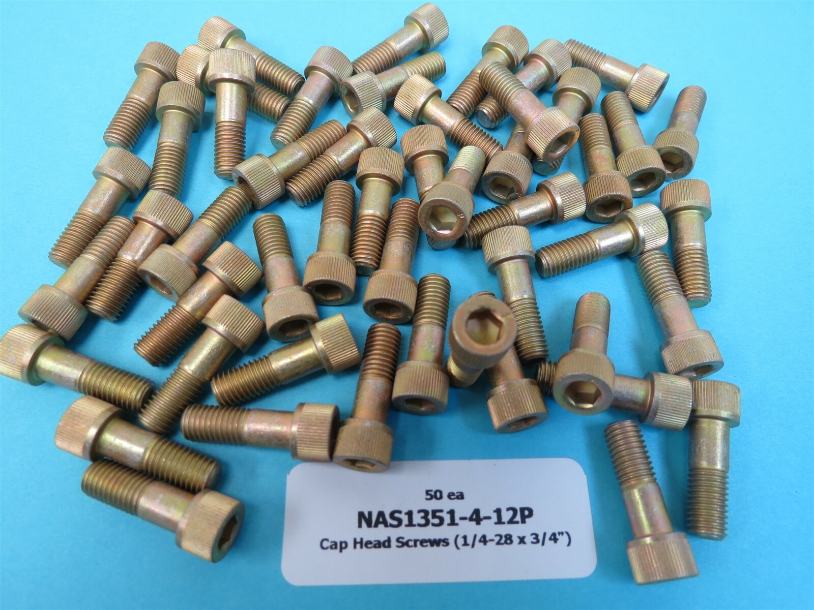 1/4-28 x ¾ Socket Head Cap Screw National Aerospace Standards NAS1351-4 ...