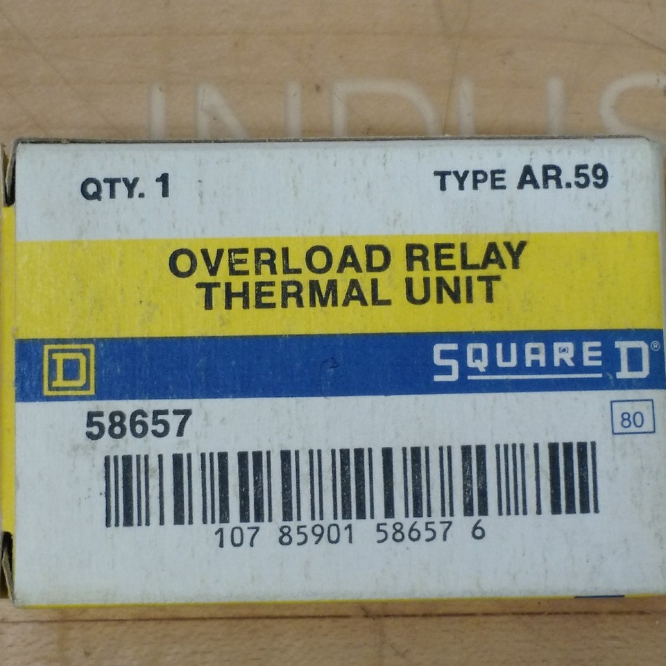 Square D AR.59 Overload Relay Thermal Unit - NEW | eBay