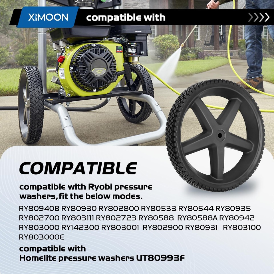 308451053 Pressure Washer Wheels Replacement Tires 308451067 ...