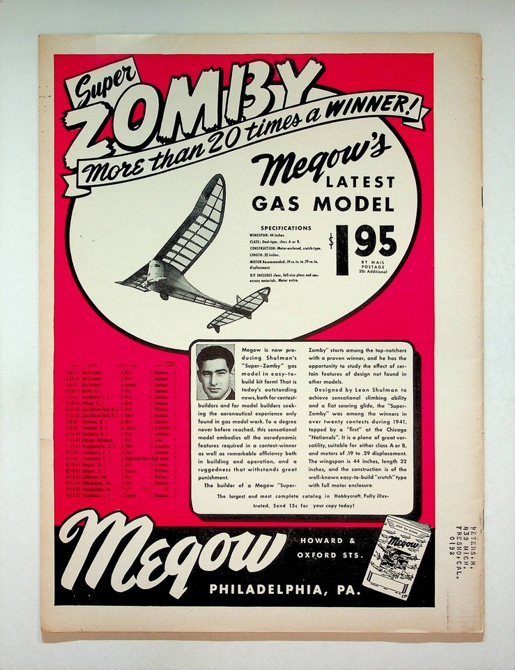 Model Airplane News Magazine Vol. 26 #5 VG+ 4.5 1942 Low Grade | eBay