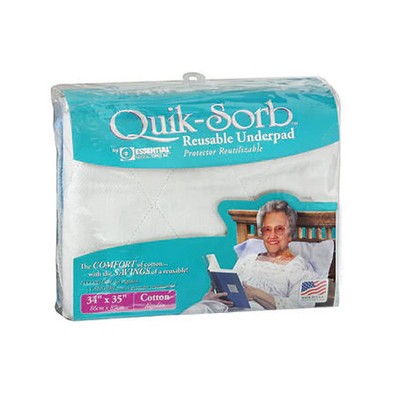 Supply Quik-Sorb Reusable Underpad Cotton 34 X 35 Inch | eBay