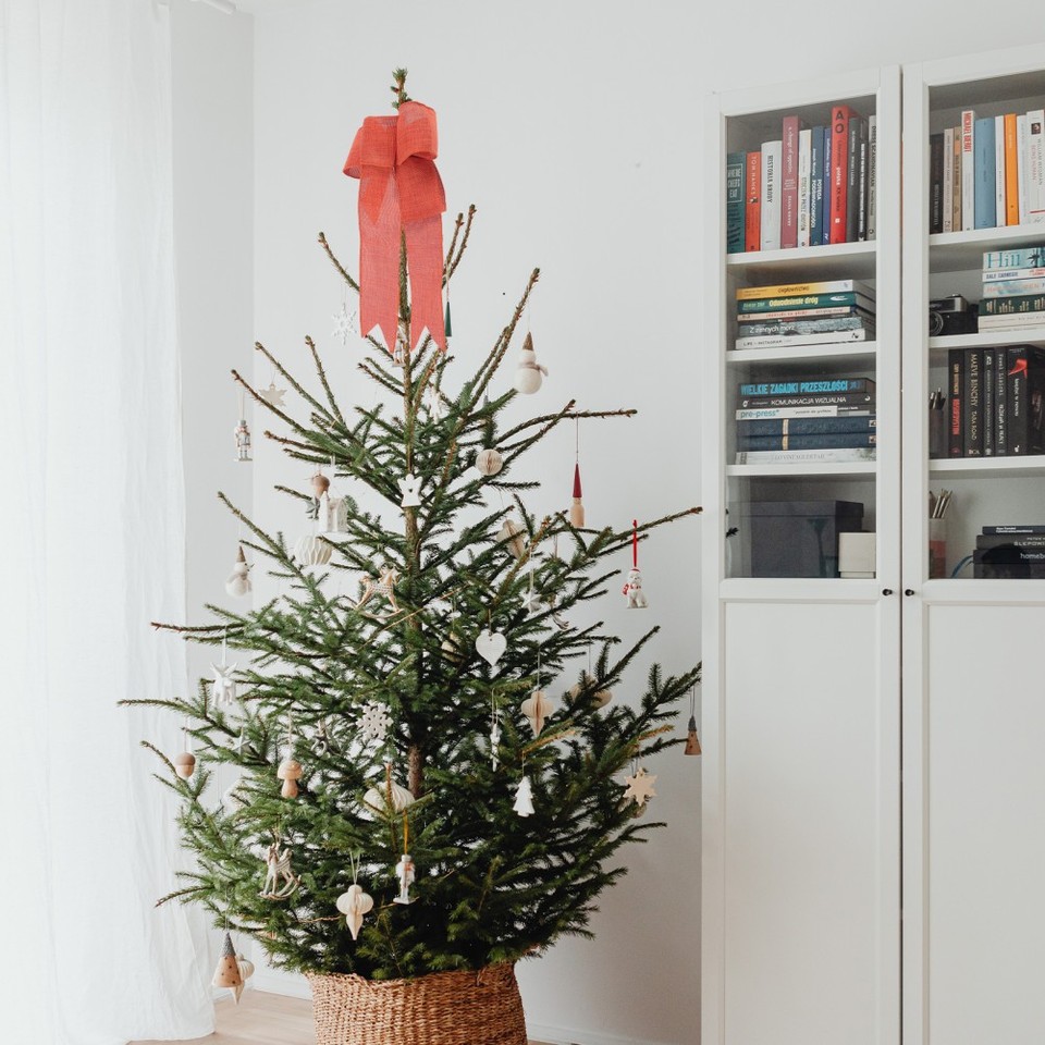 Christmas Wreath Bow Festival Bowknot Decoration Tree Topper Bow for ...