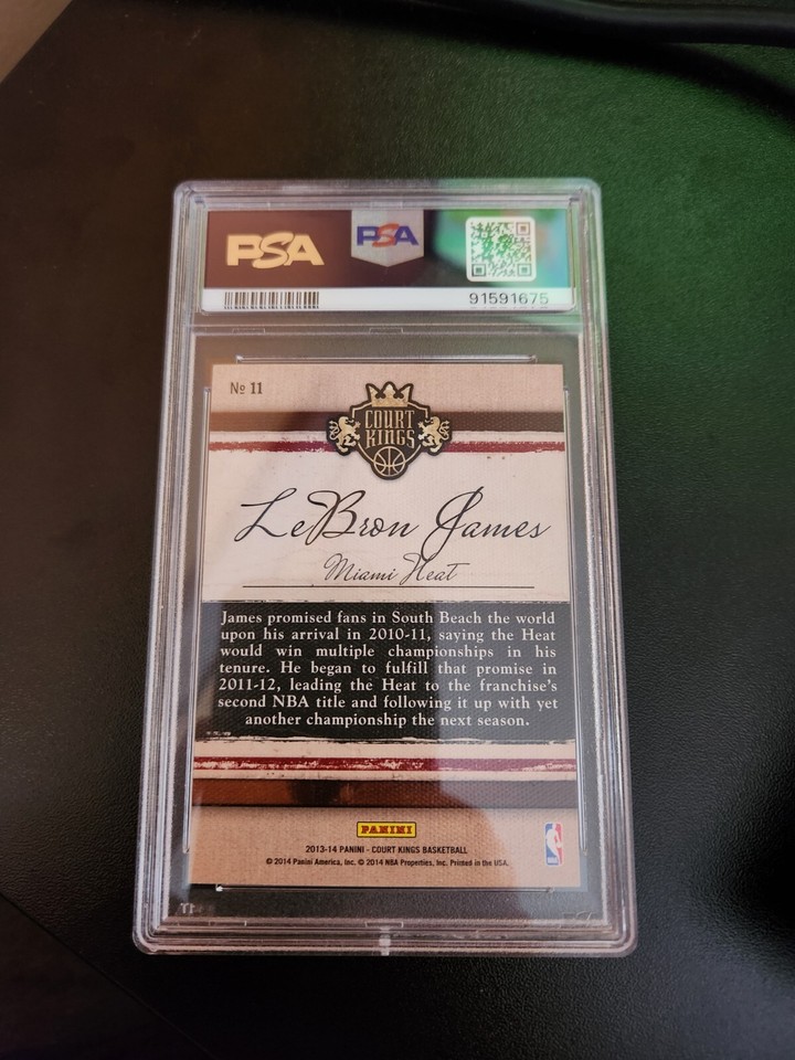 2013-14 Panini Court Kings - Renaissance Men #11 LeBron James PSA 10 | eBay
