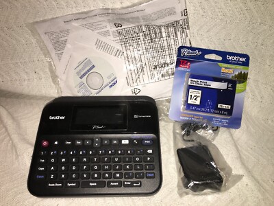 Brother P-Touch PT-D600VP Desktop Label Printer Machine Manual Tape ...