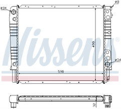 Nissens 65550A Radiator for sale online | eBay