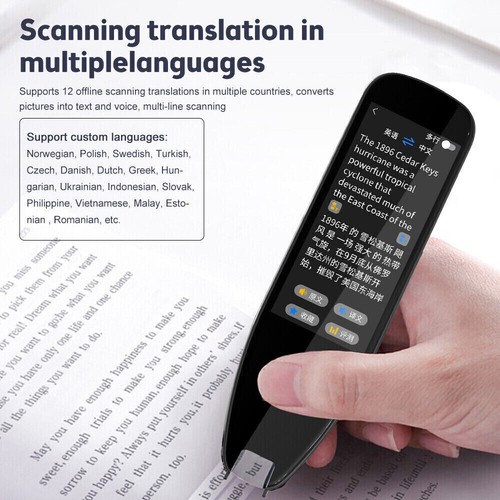 Professional Translation Pen Dictionary Text Scanning Reading Voice ...