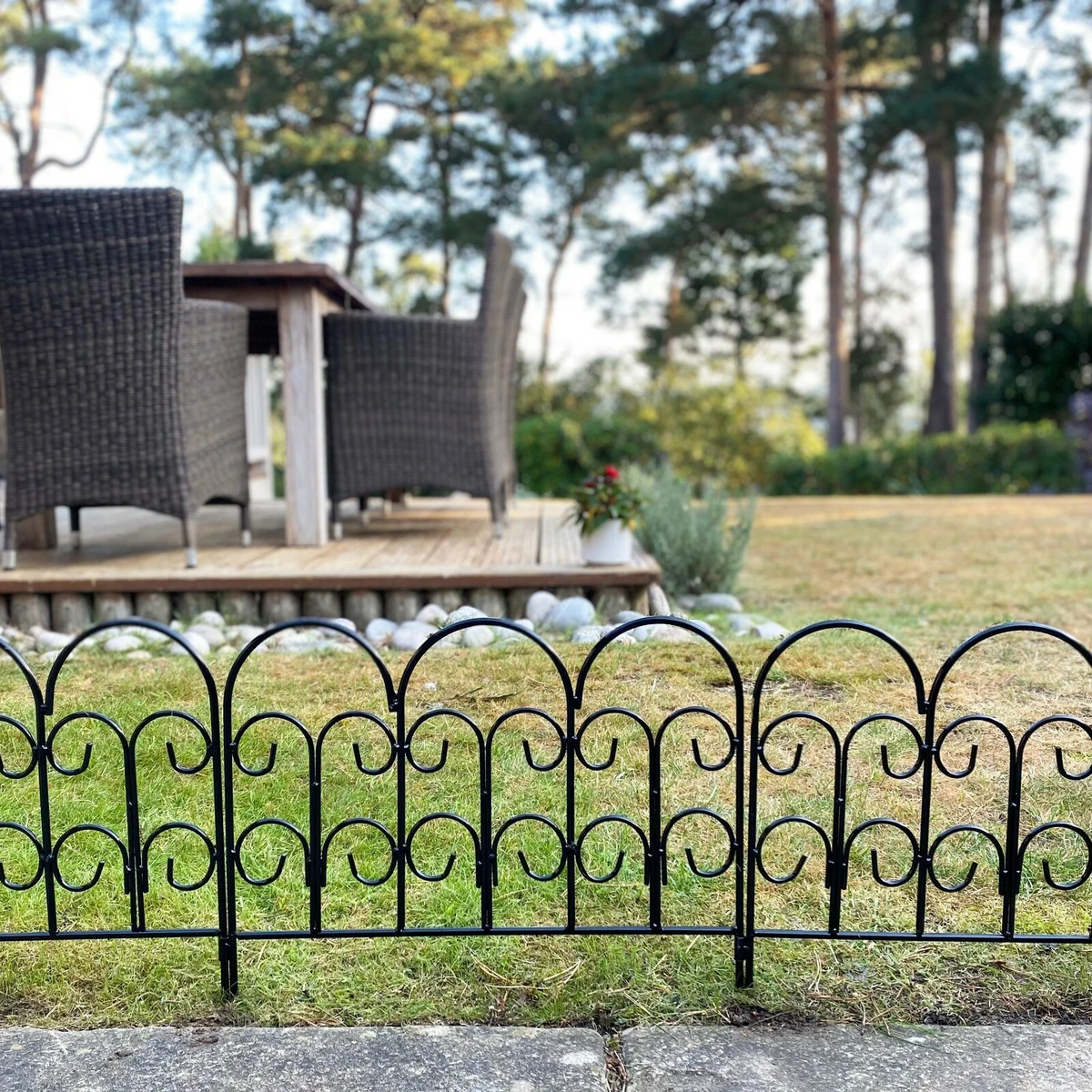 Wrought Iron Garden Edging | Fasci Garden