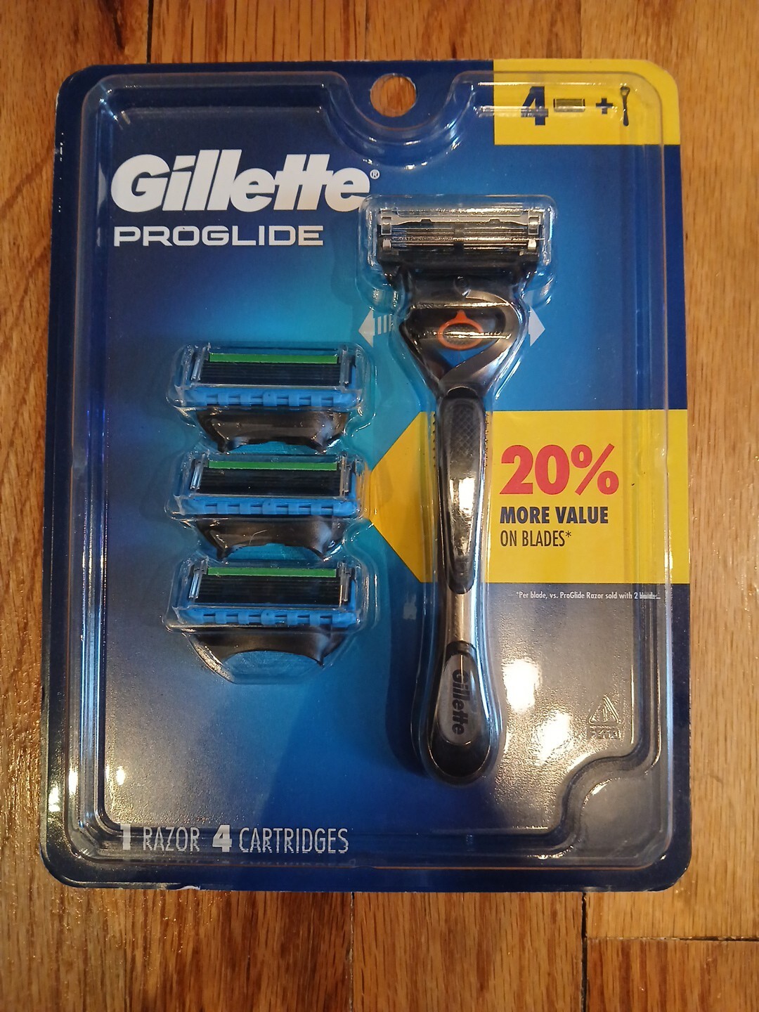 NEW Gillette ProGlide Shaving Bundle 1 Razor Handle 4 Cartridges | eBay