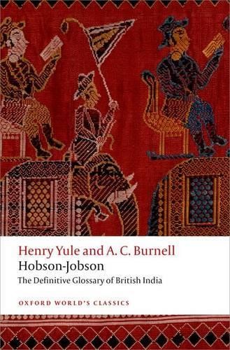A. C. Burnell Henry Yule Hobson-Jobson (Paperback) (UK IMPORT ...