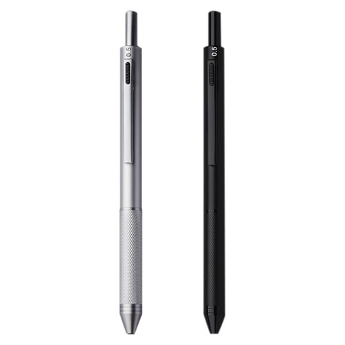 2Pcs 4 in 1 Multicolor Ballpoint Pen Mechanical Pencil Sensor Ballpoint ...