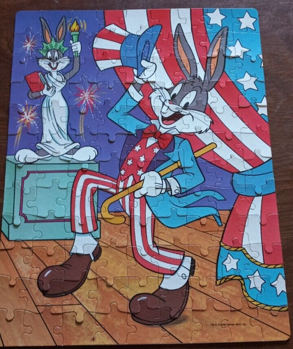 Bugs Bunny - Statue of Liberty - Jigsaw Puzzle - Complete - 1990 | eBay