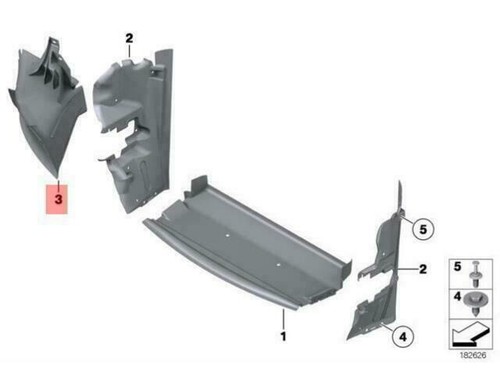 OEM BMW E89 Z4 ENGINE OIL COOLER AIR DUCT FRONT RIGHT 51747192200 ...