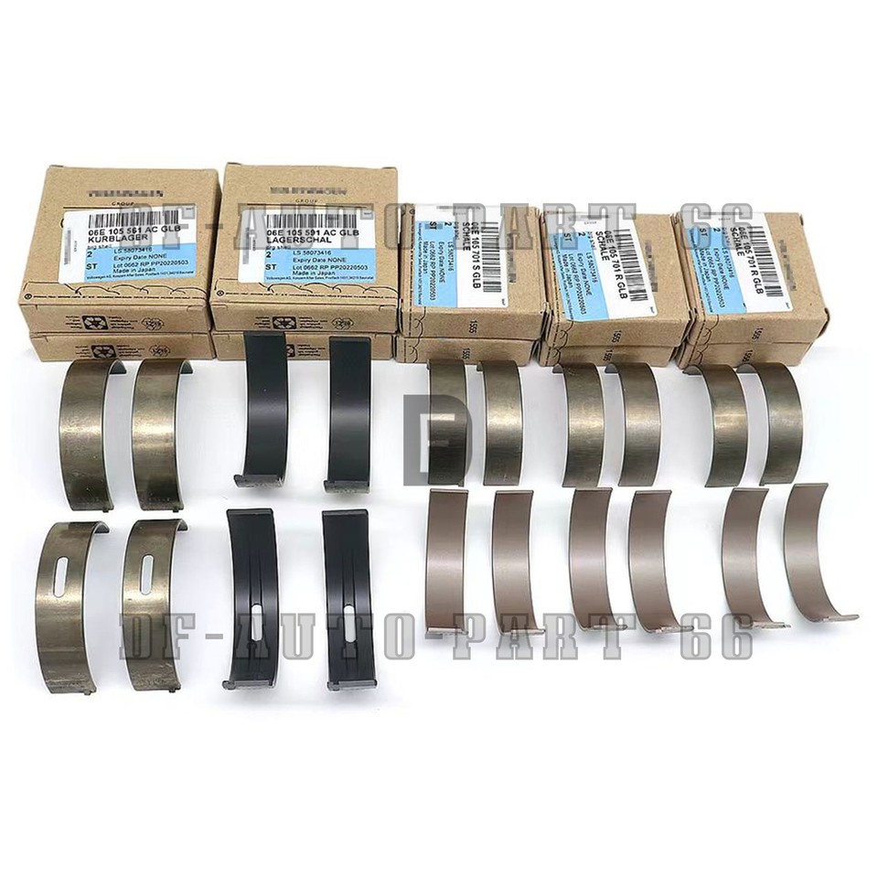 Genuine Main Crankshaft & Con Rod Bearings Shells STD For Audi S5 A6 Q5 ...