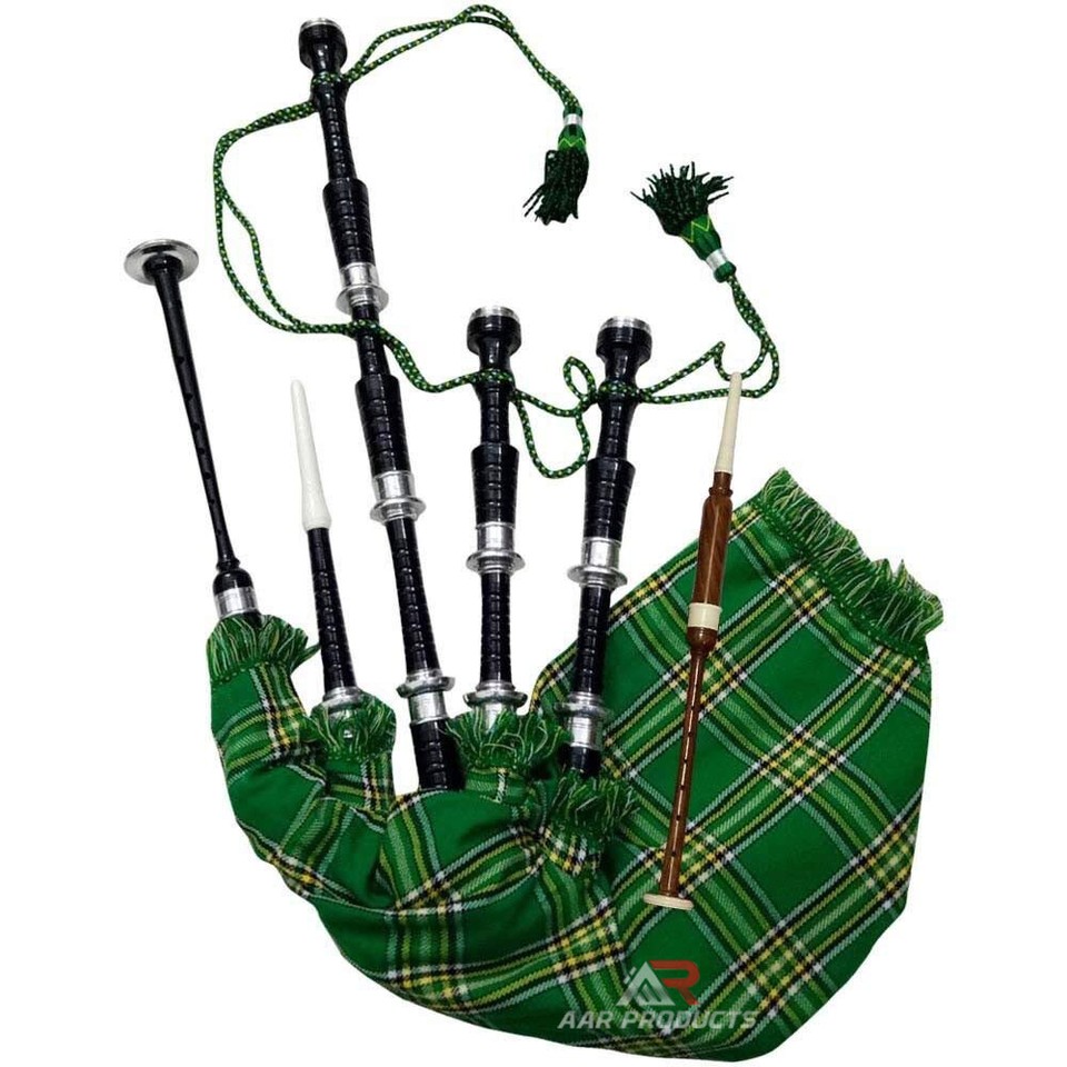 Full Size Bagpipe Great Highland Various Tartans with Chanter, Tutor ...