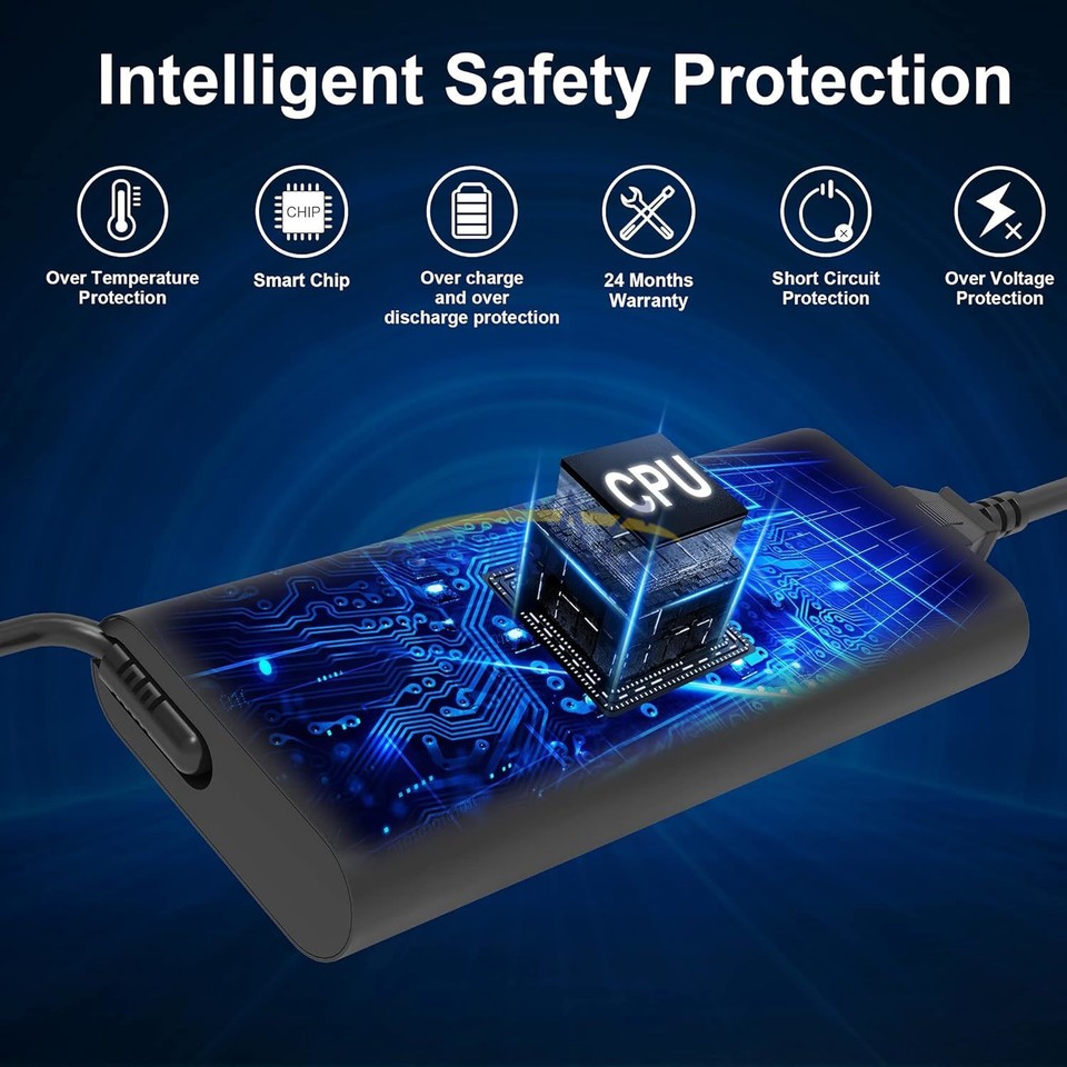 Dell 130W HA130PM170 USB-C Type C Laptop Charger AC Adapter w/ Cord ...