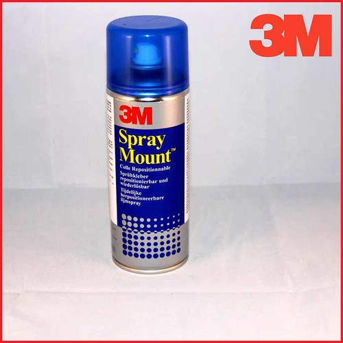 3M Spraymount Adhesive Spray Sticking Aerosol Glue Paste Repositionable ...