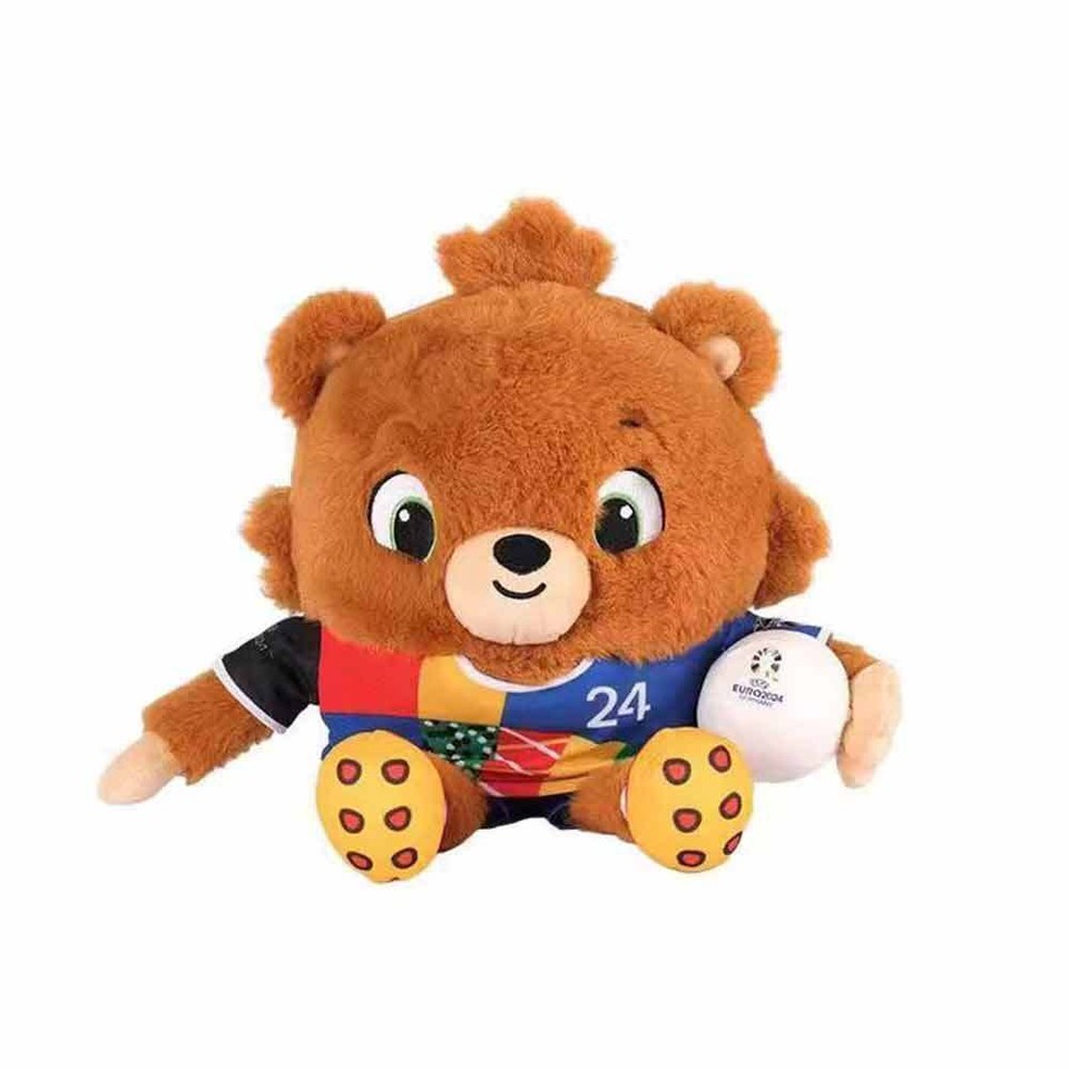 For Euro 2024 Football Mascot Albart Teddy bear Plush Soft Toy UEFA ...