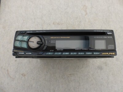 AUTORADIO LECTEUR CD DE MARQUE " ALPINE " MODELE CDM-7871R . FACADE ...