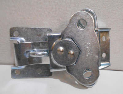 Lot of 2 Steel Spring Loaded Butterfly Twist Latches For Lockable Case ...