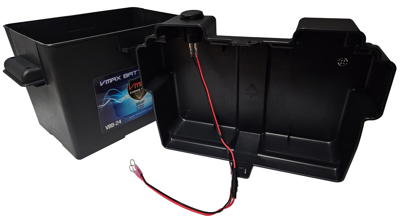 DUAL USBC/USB Voltmeter GROUP 24 Smart Battery Box for Solar Energy ...