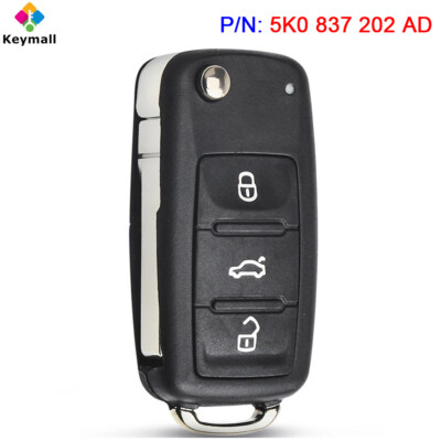 for Volkswagen Golf Jetta EOS Tiguan Remote Key Fob 5K0837202AD 5K0 837 ...