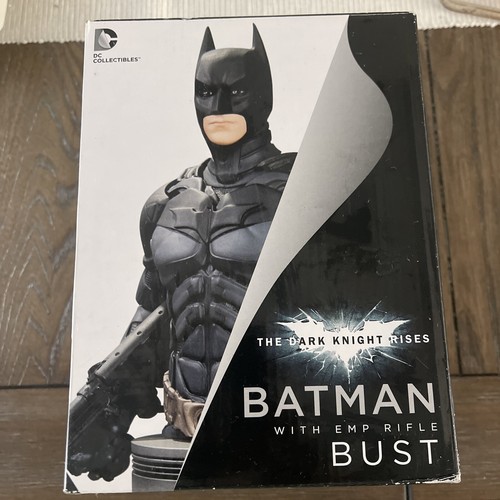 DC Collectibles The Dark Knight Rises BATMAN with EMP Rifle BUST ...