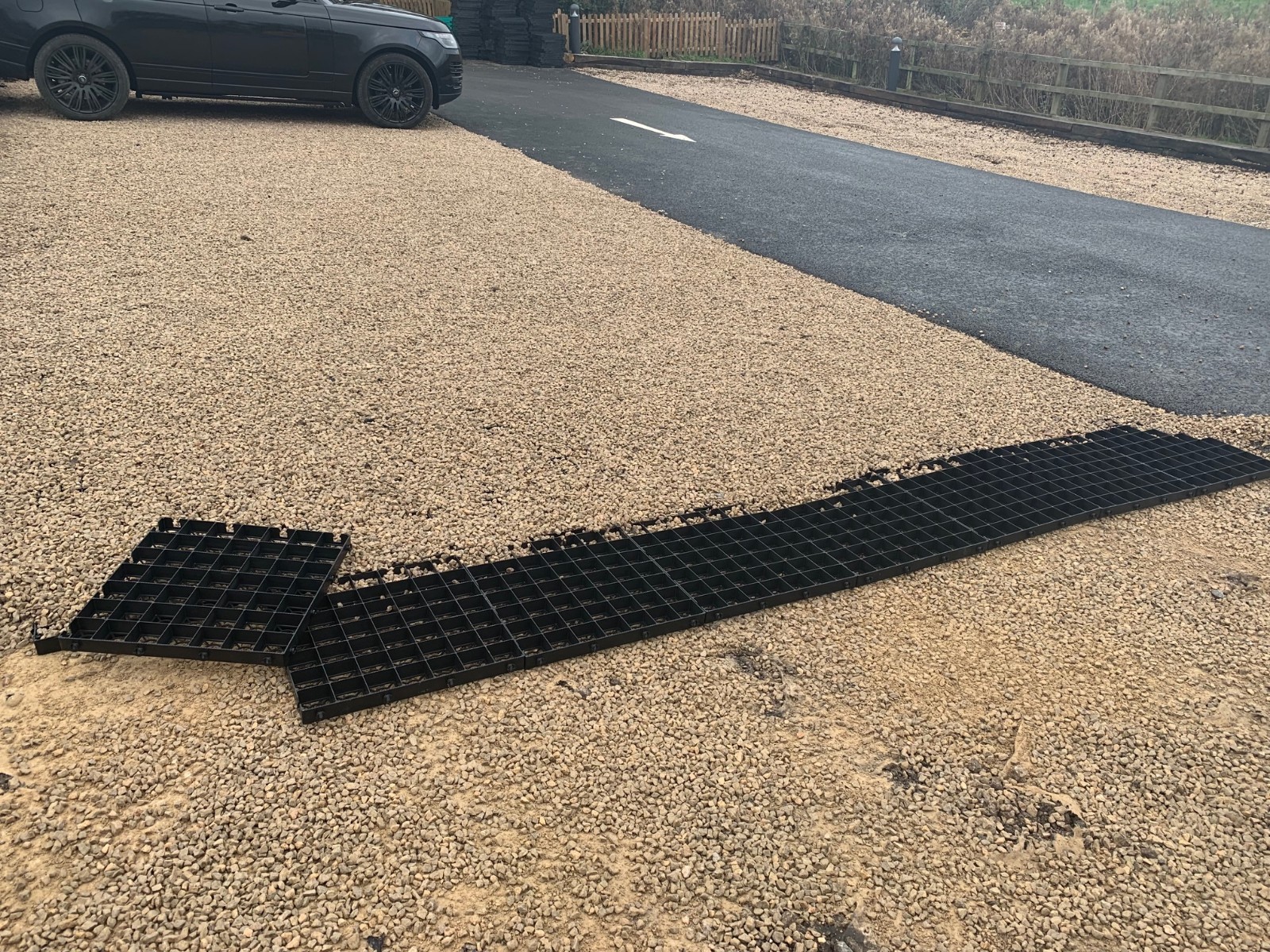 DRIVEWAY GRID 8 PACK CLICK INTERLOCKING ECO GRAVEL DRIVE DRAINAGE ...