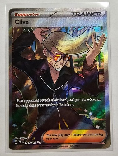 Pokémon TCG Clive Scarlet & Violet: Paldean Fates 227/091 Holo Ultra ...