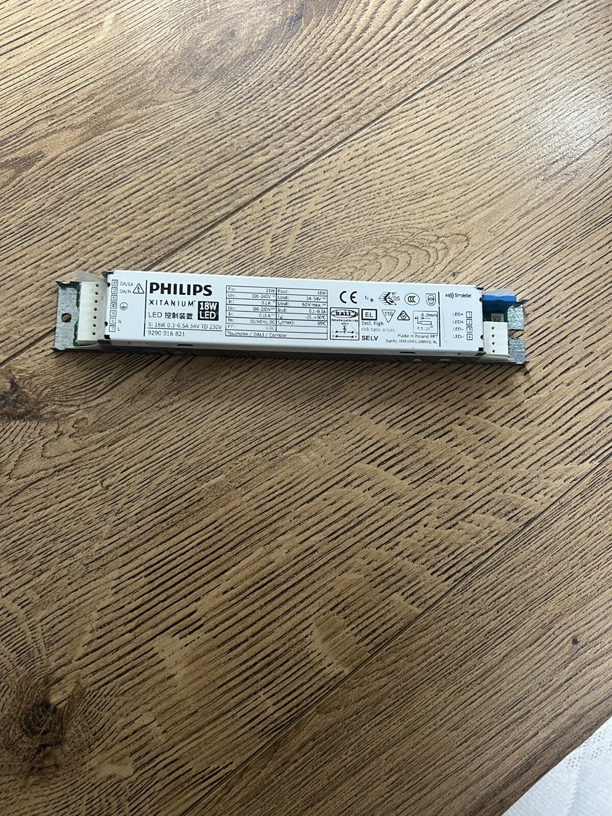 PHILIPS XITANIUM - LED DRIVER DALI Xi 18W 0.1-0.5A 54V TD 230V | eBay UK