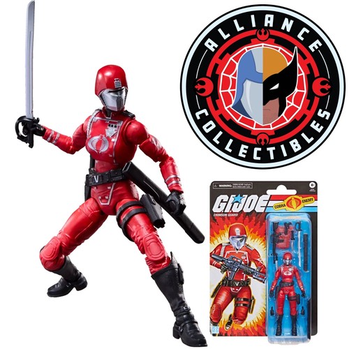 IN HAND! GI Joe Classified Retro COBRA CRIMSON GUARD 6" Female Hasbro ...