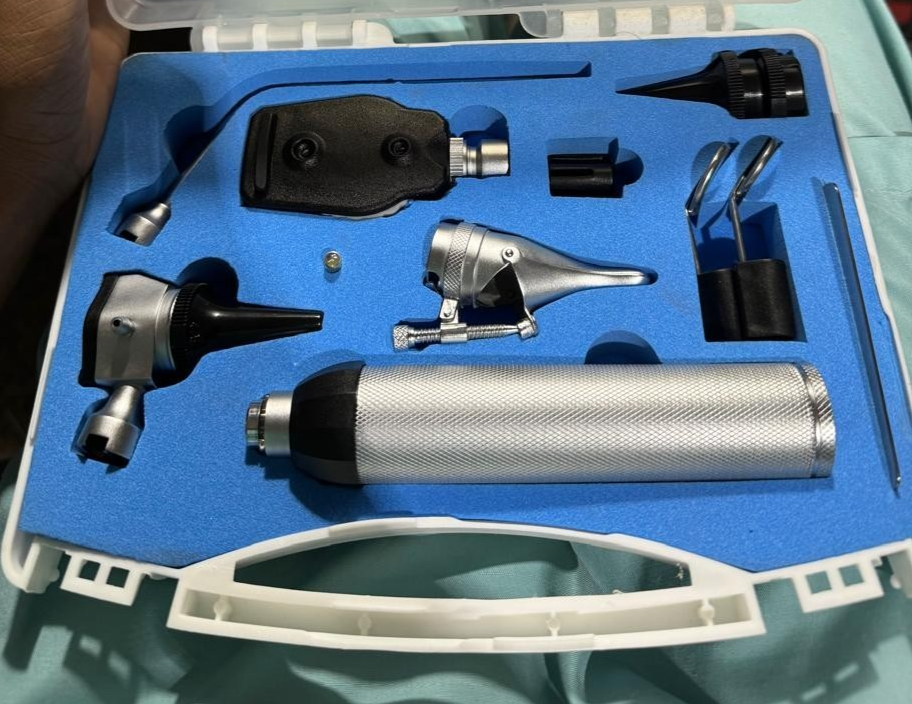 ENT Otoscope Ophthalmoscope Opthalmoscope Nasal Larynx Diagnostic Set ...