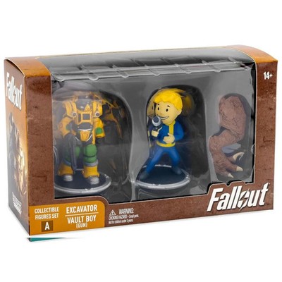 Fallout - Pack de 2 figurines 7 cm : Excavator & Vault Boy (Gun ...